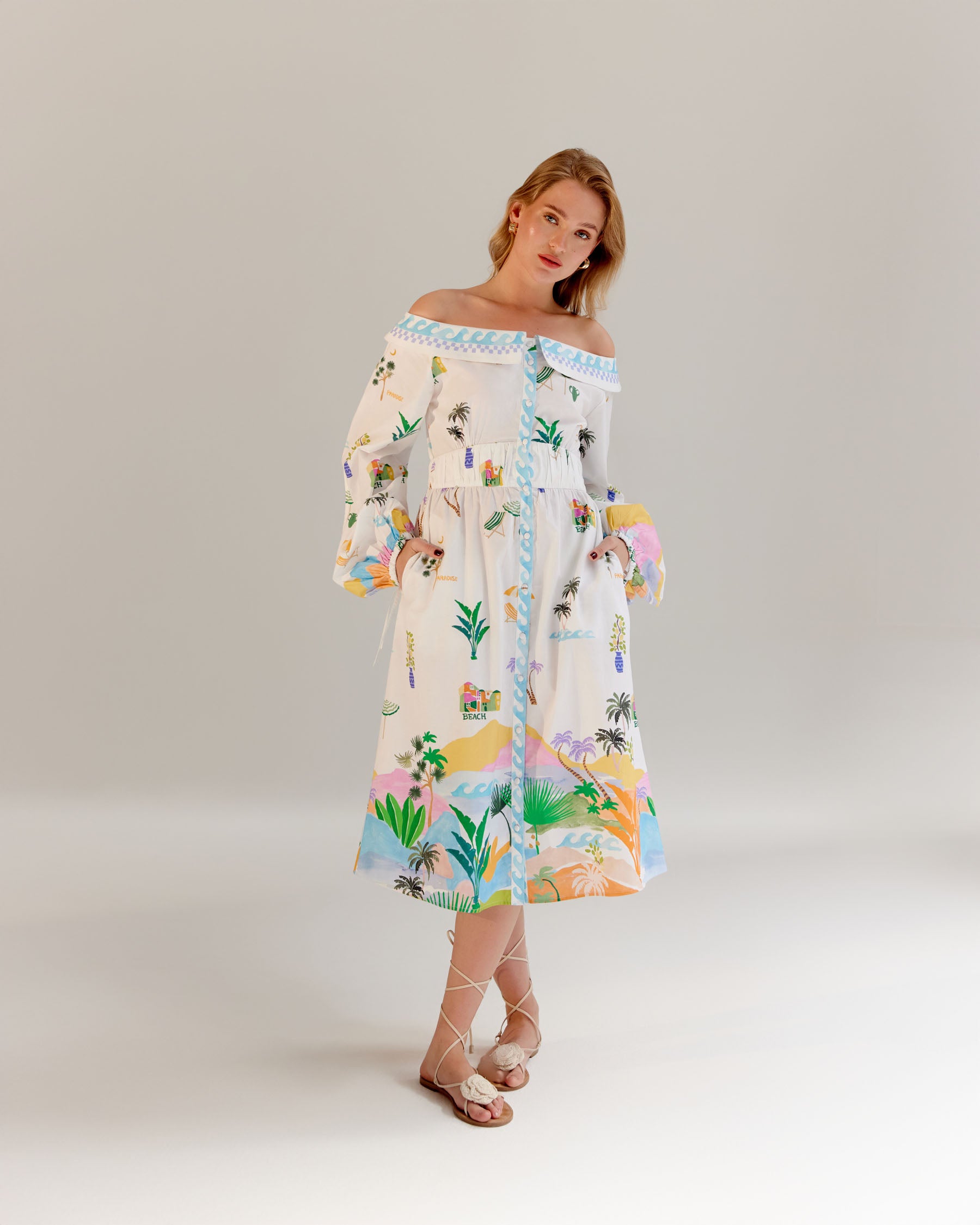 Sage Midi - By the Sea – Shop NOIB